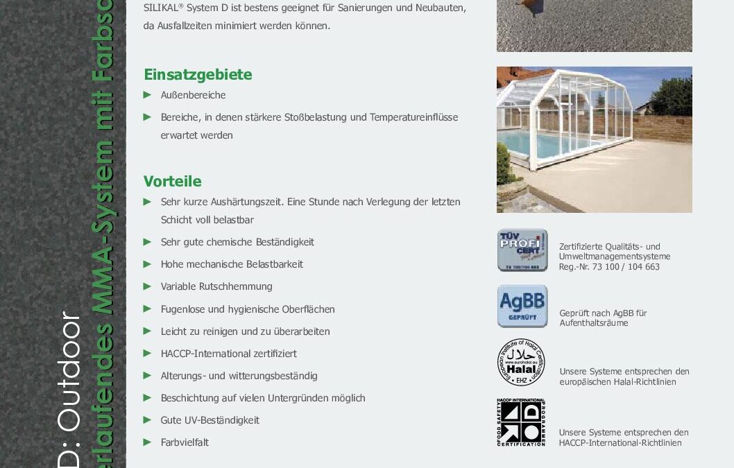 Silikal-Flyer_System_D_Outdoor_EN_01 - Silikal GmbH