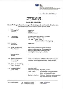 IFA System C Flakes barefoot area 1x VS class A - Silikal GmbH